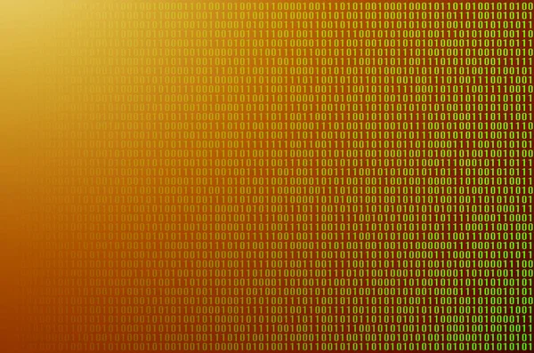 An image of a binary code made up of a set of green digits on a black background. Toned - Stock ...