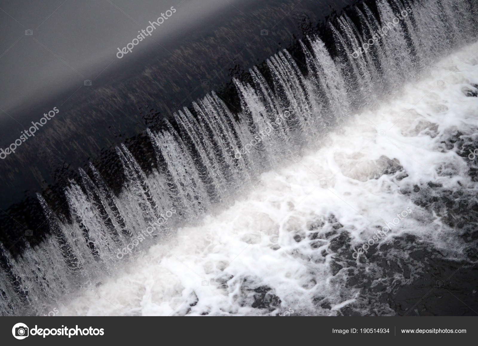 Picture Flowing Water Dam Designed Regulate Water Level Rivers City ...