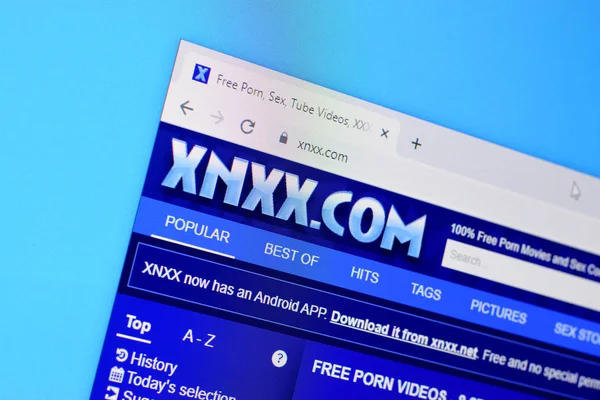 PC上のxhamsterのウェブサイトのホームページ, url - xhamste - ストックエディトリアル用写真©Mehaniq ...