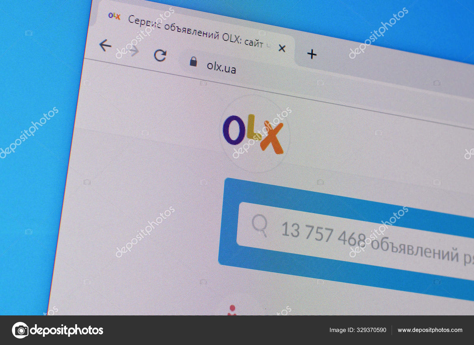 Homepage of olx website on the display of PC, url - olx.ua. — Stock Editorial Photo © Mehaniq ...