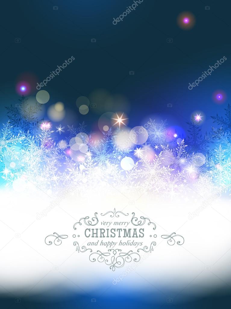 Beautiful christmas background. Stock Vector by ©alexdancer 128200544