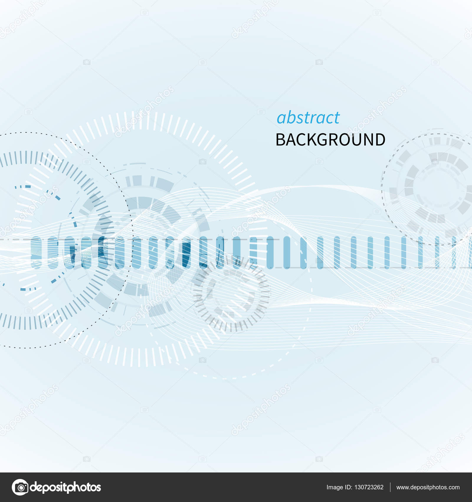 Tech abstract background. Stock Vector by ©alexdancer 130723262