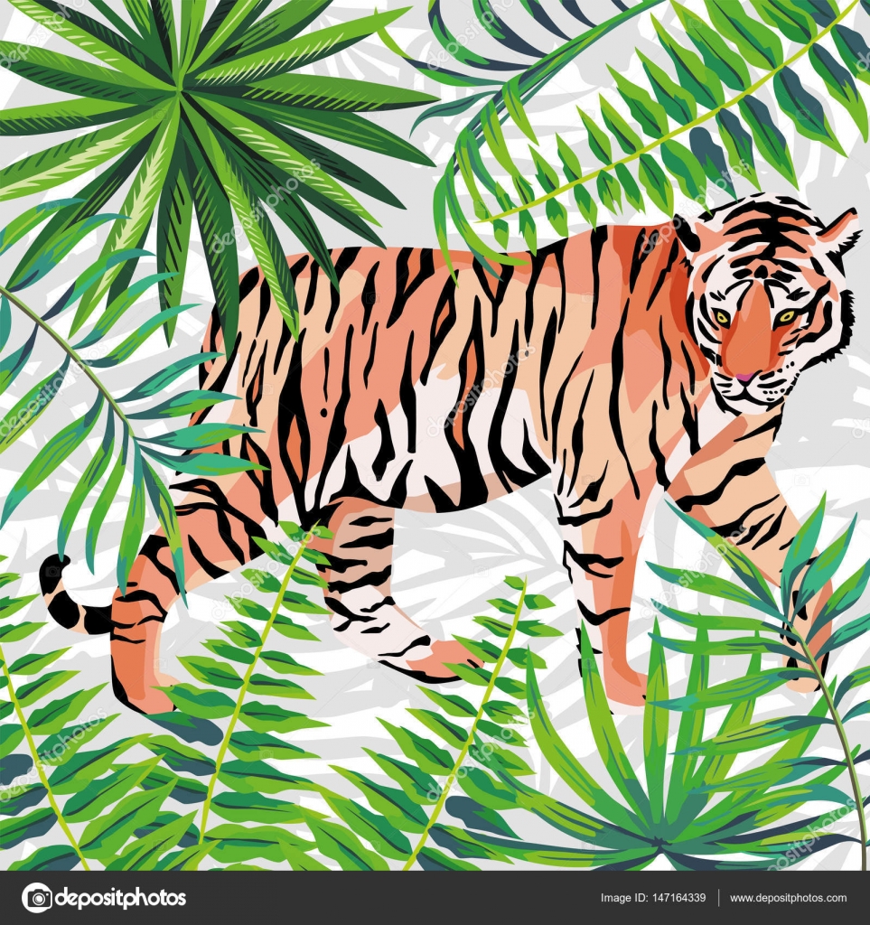 Tropical Rainforest Tiger