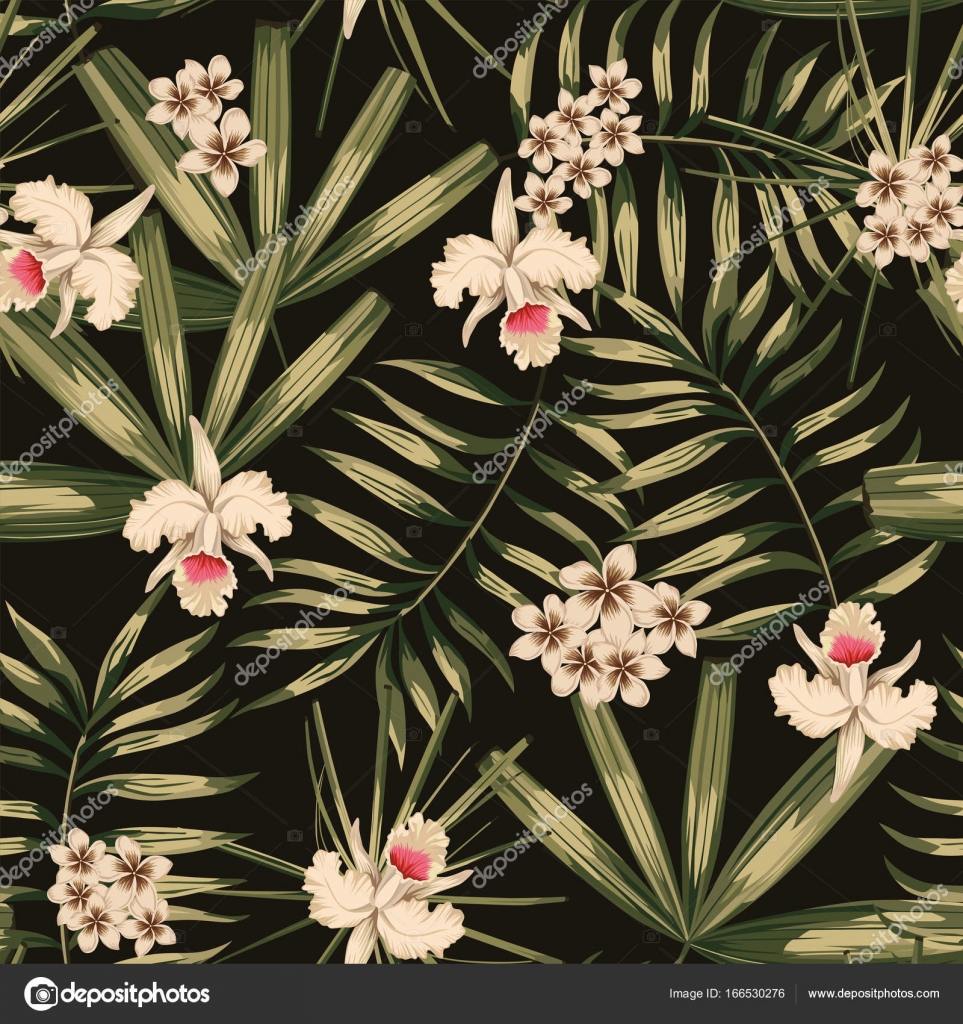 Retro tropical seamless pattern Stock Vector Image by ©berry2046 #166530276