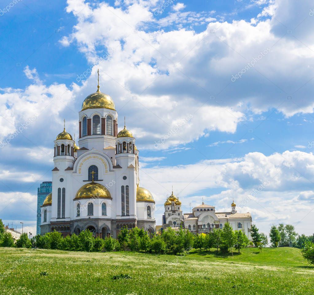 Vista de la Iglesia sobre la Sangre en Honor de Todos los Santos ...