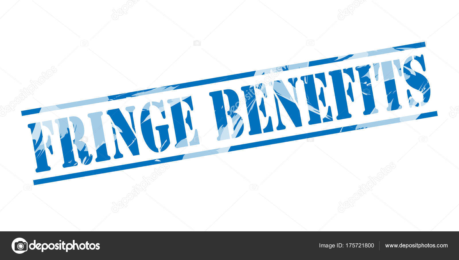 Fringe Benefits Blue Stamp White Background — Stock Photo © CoNe88 ...