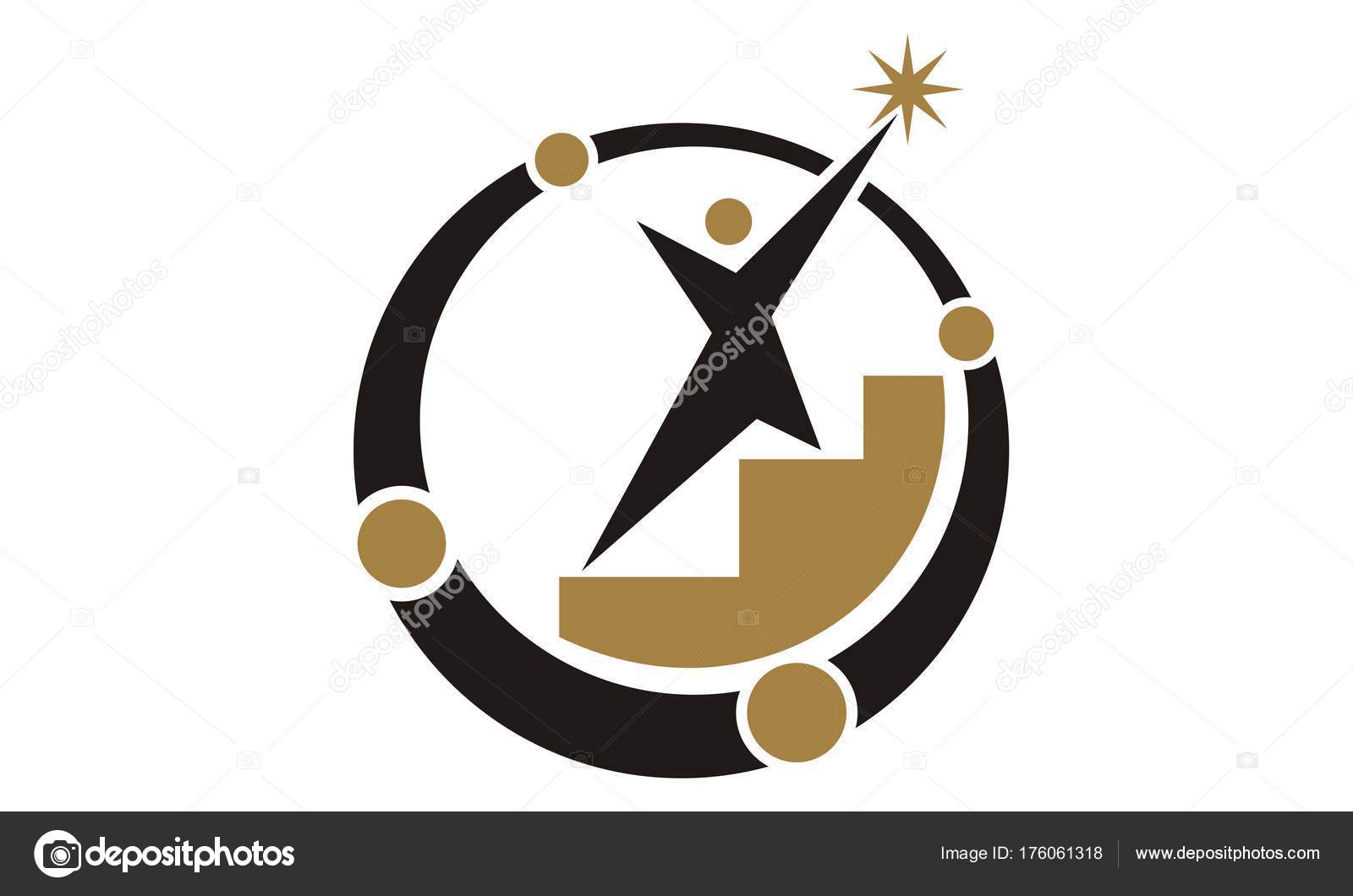 Leadership Abstract Logo Design Template Vector Stock Vector Image by ...