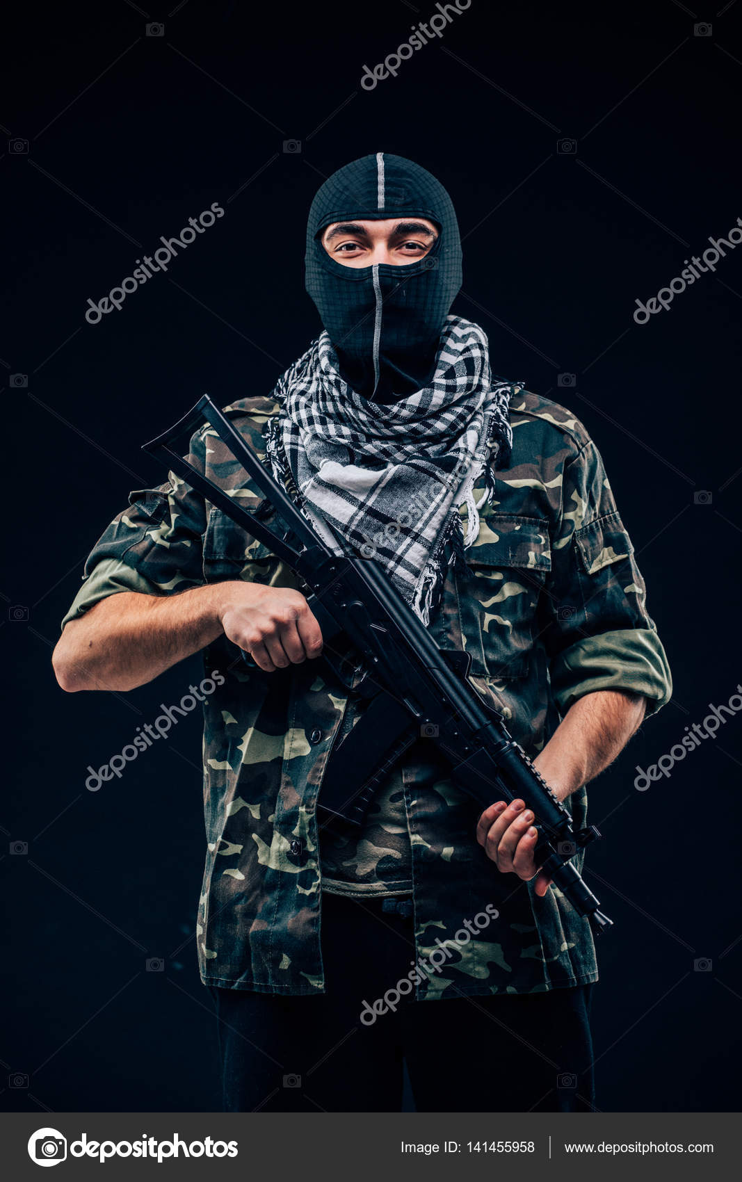 Terrorist With Gun