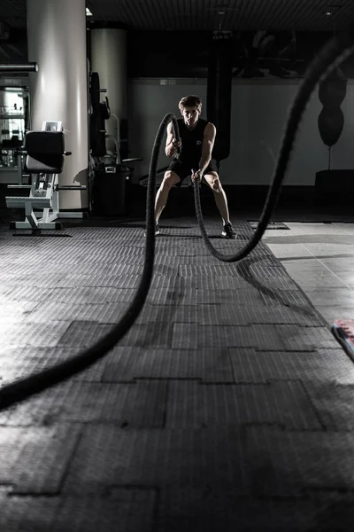 Battle ropes Stock Photos, Royalty Free Battle ropes Images | Depositphotos