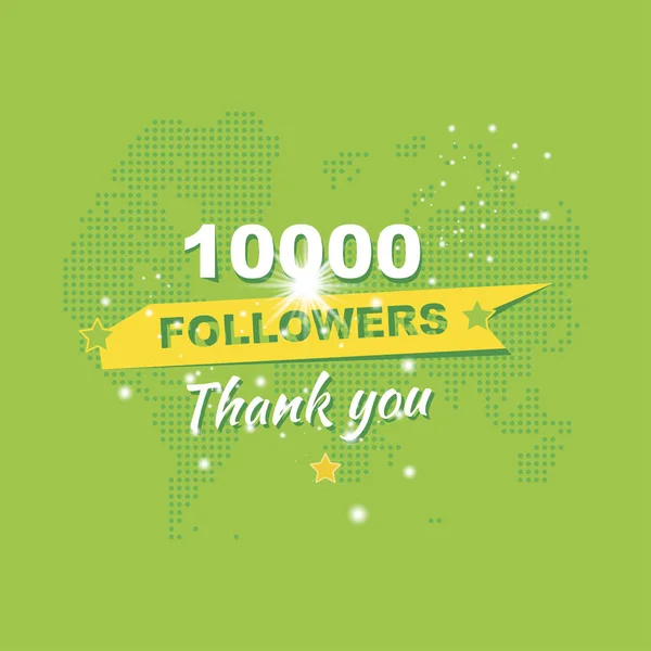 10000 Followers Vector Art Stock Images Depositphotos