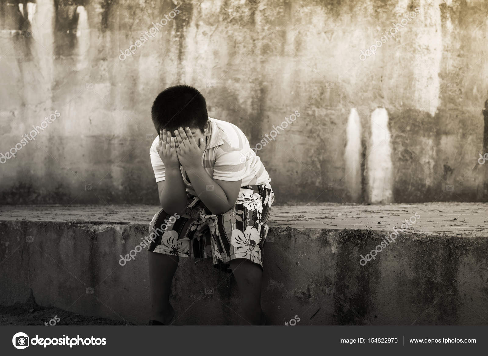 Sad Boy Alone Crying