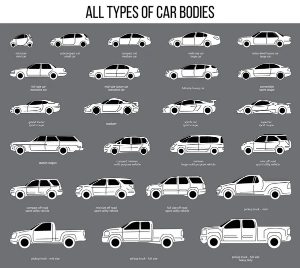 Car body icons Vector Art Stock Images | Depositphotos