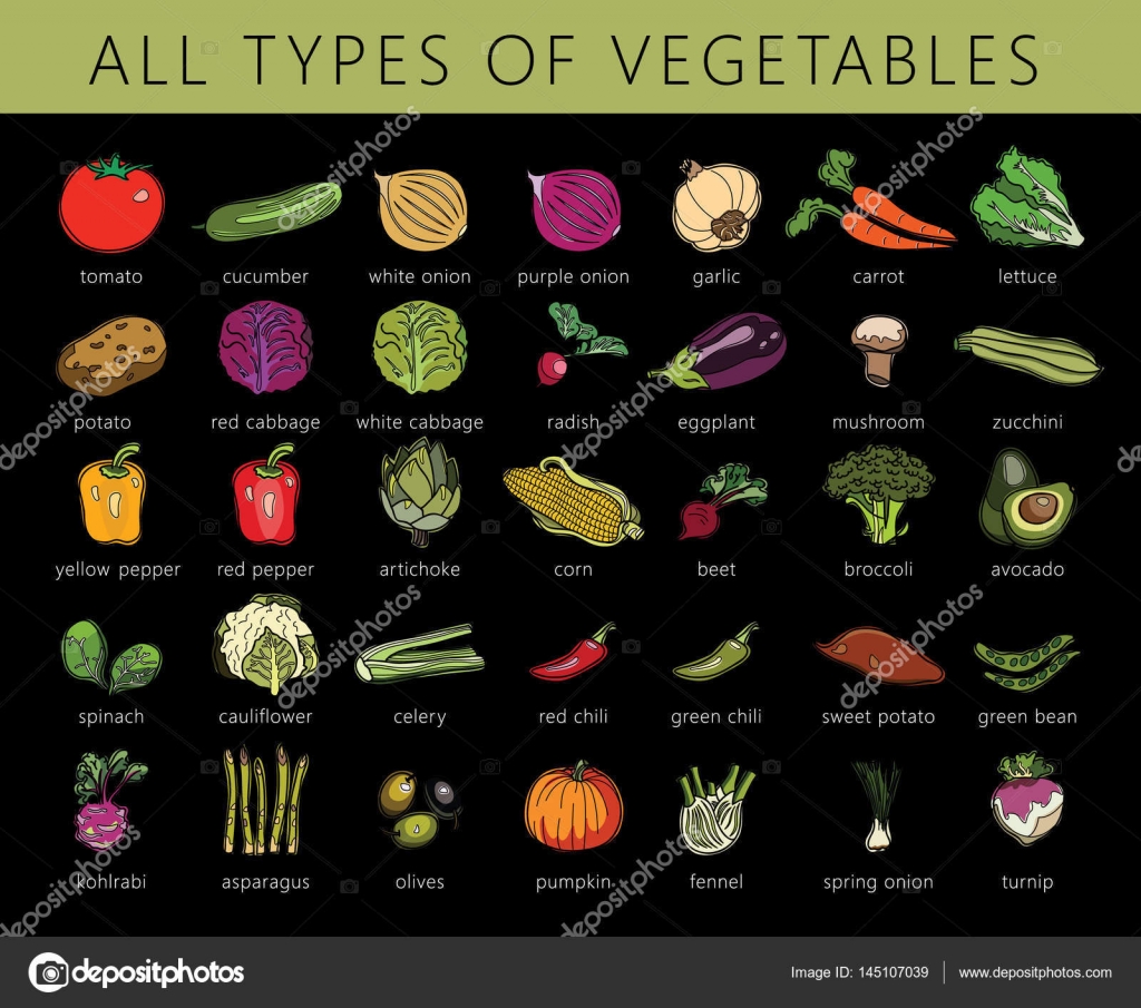 4 Main Types Of Vegetables
