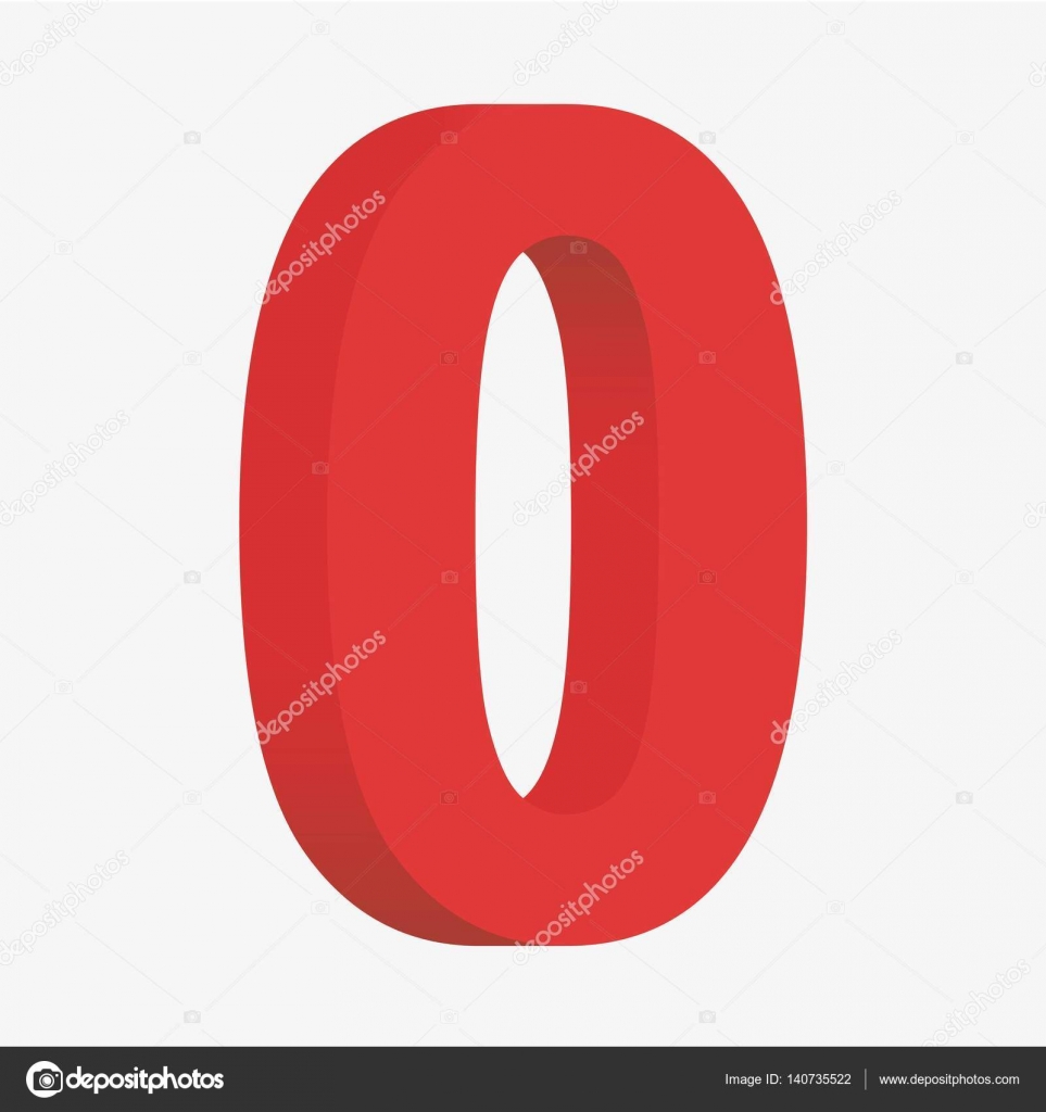 Chiffre 3D 0 Vecteur par ©hlivnyk.a.gmail.com 140735522