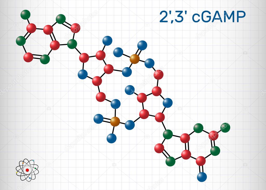C-GMP-AMP, 2 ', 3' cGAMP, monofosfato de guanosina cíclica-adenosina ...