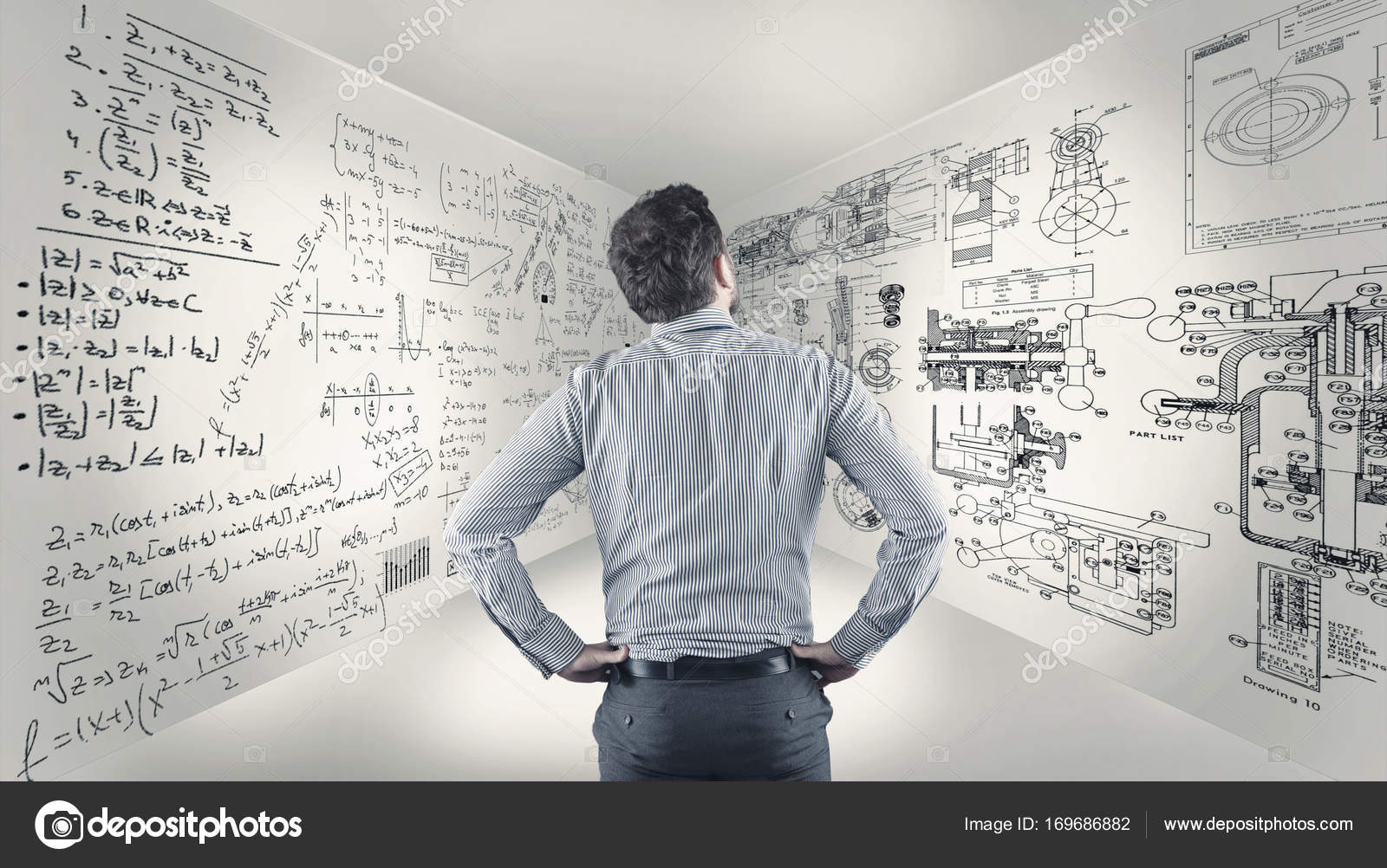 Math formulas on walls Stock Photo by ©ALLVISIONN 169686882