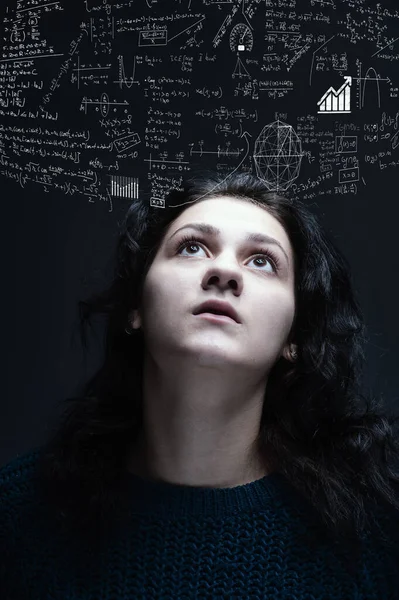 Idea math formulas Stock Photo by ©ALLVISIONN 189442966