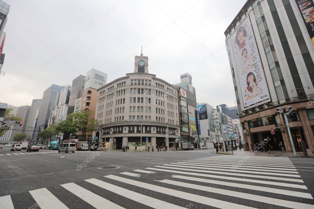 el edificio Ginza Wako es el símbolo de la Ginza 2023