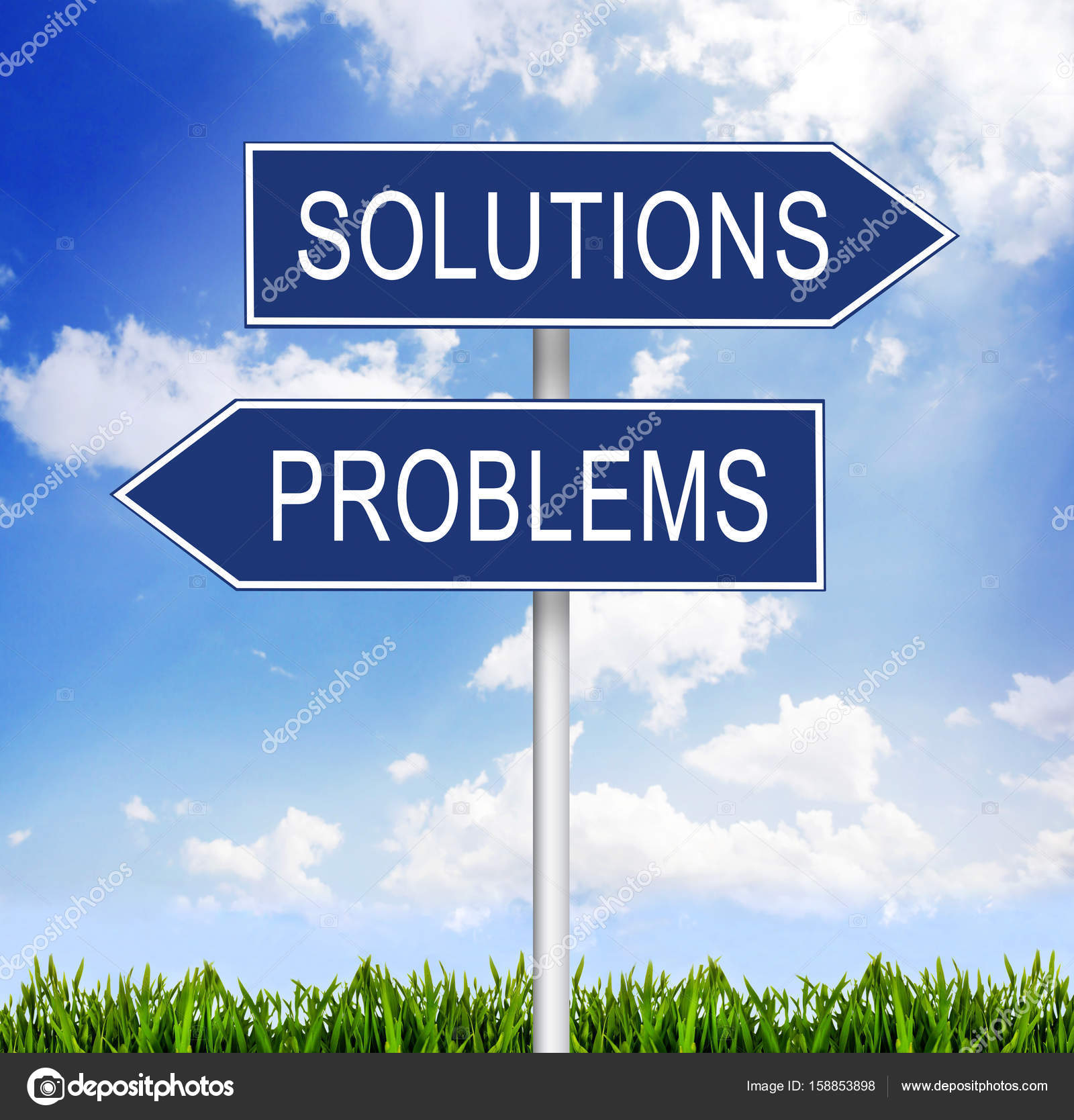Solution vs problems Stock Photo by ©Goir 158853898