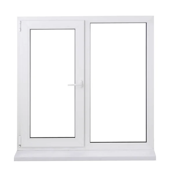 White plastic double door window Stock Photo by ©antiksu 6490118