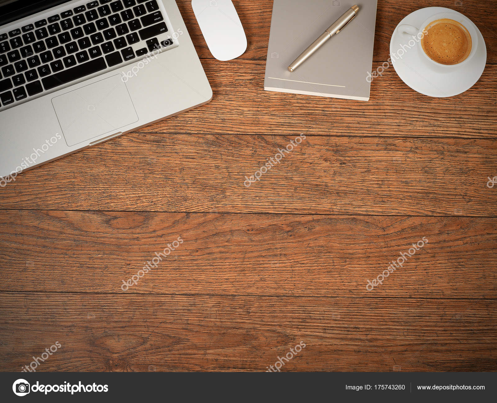 Working desk from above Stock Photo by ©Goir 175743260