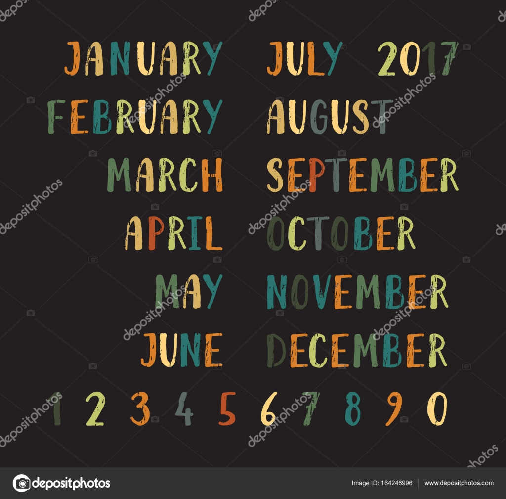 Delphi Xe4 Short Month Names Clipart