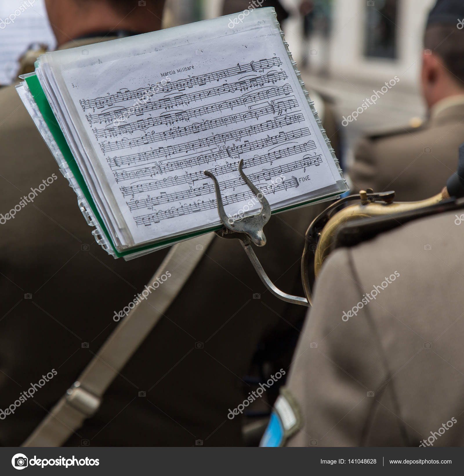 Sheet music with musical notes – Stock Editorial Photo © IvanoDS #141048628