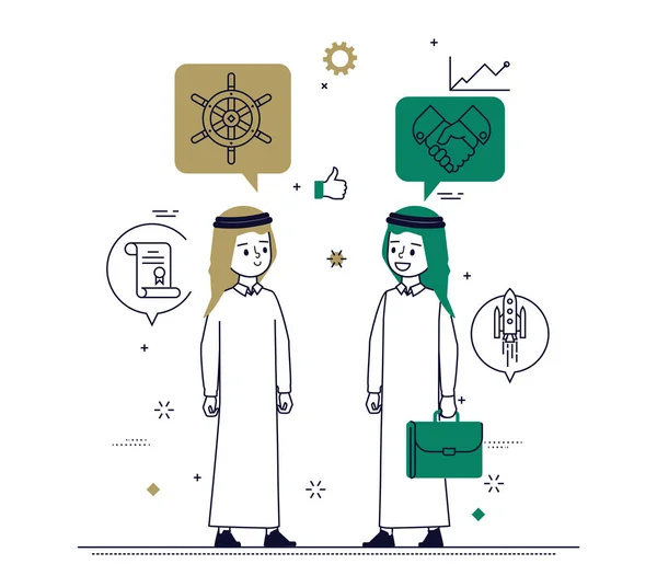 Saudi employee Vector Art Stock Images | Depositphotos