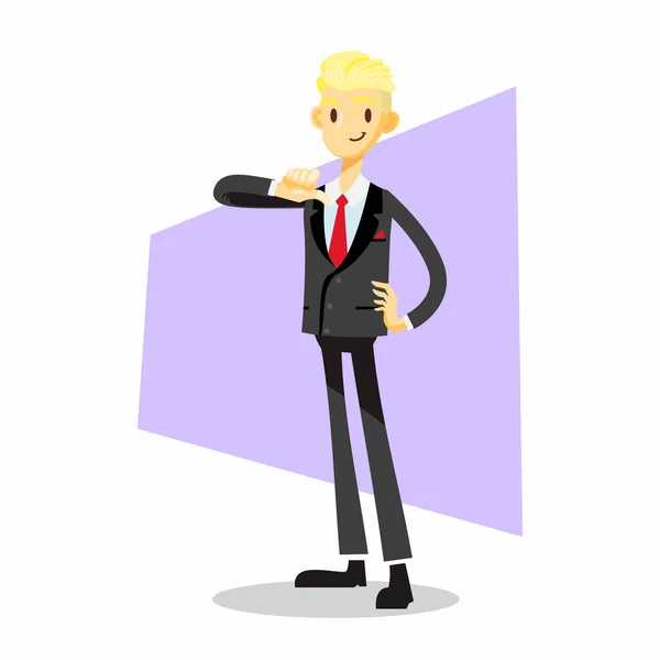 Emcee Cartoon Vector Illustration Stock Vector Image by ...