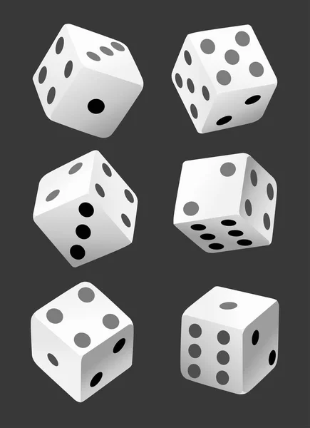 White dice Stock Vector Image by ©Darkves #4130794