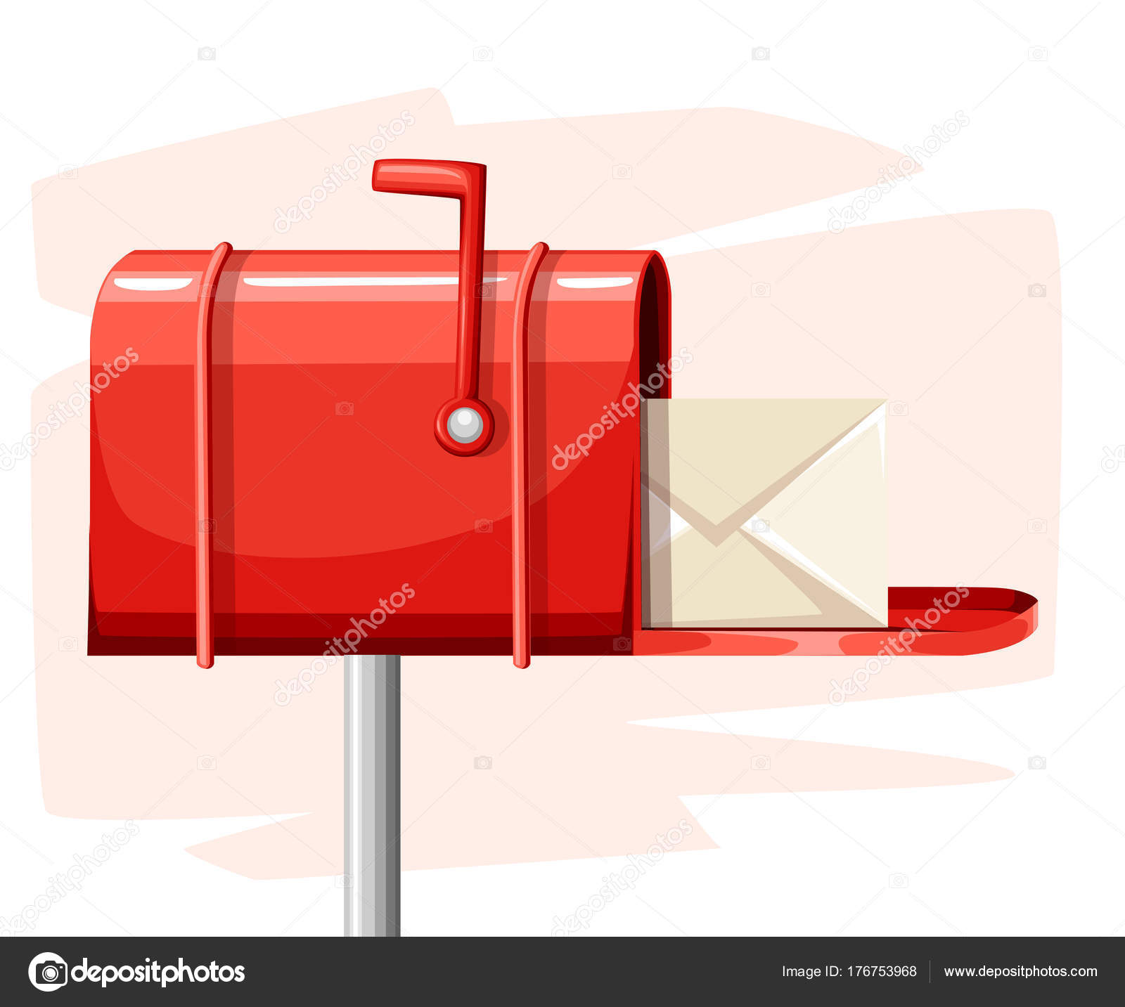 Red Mailbox Clipart