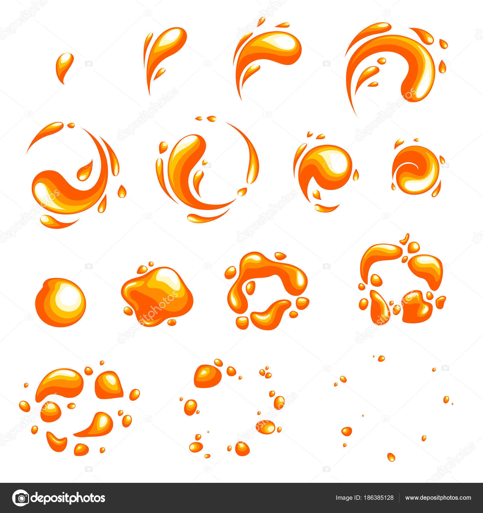Api ledakan khusus efek fx animasi frame sprite lembar. Vortex api dan ...