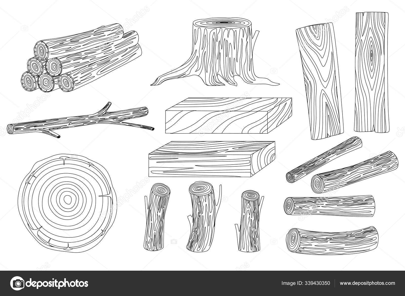 Wooden Log Vector