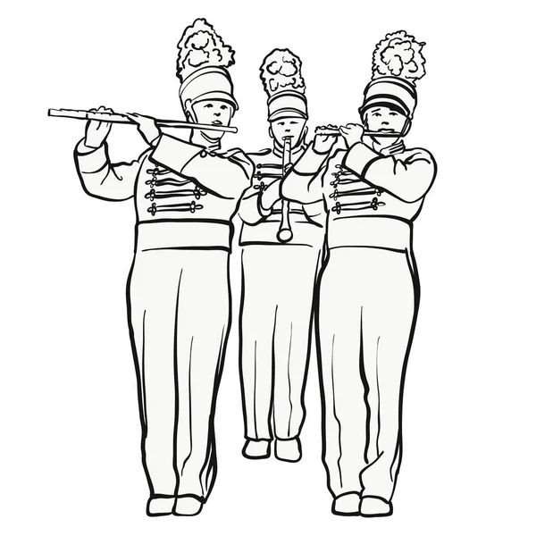 Marching Band Drawing