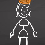 Stick figure queen with glasses Stock Illustration by ©mail.hebstreit ...