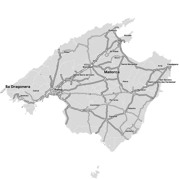 190 Mallorca map Vector Images | Depositphotos