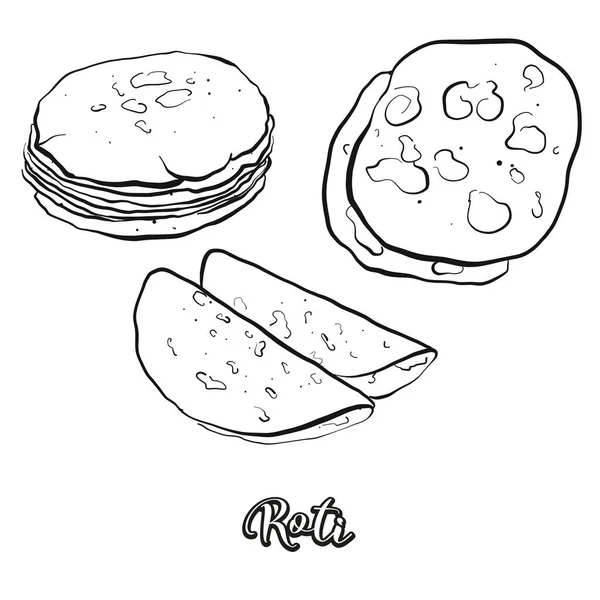 Laobing food sketch separated on white Stock Vector by ©mail.hebstreit ...