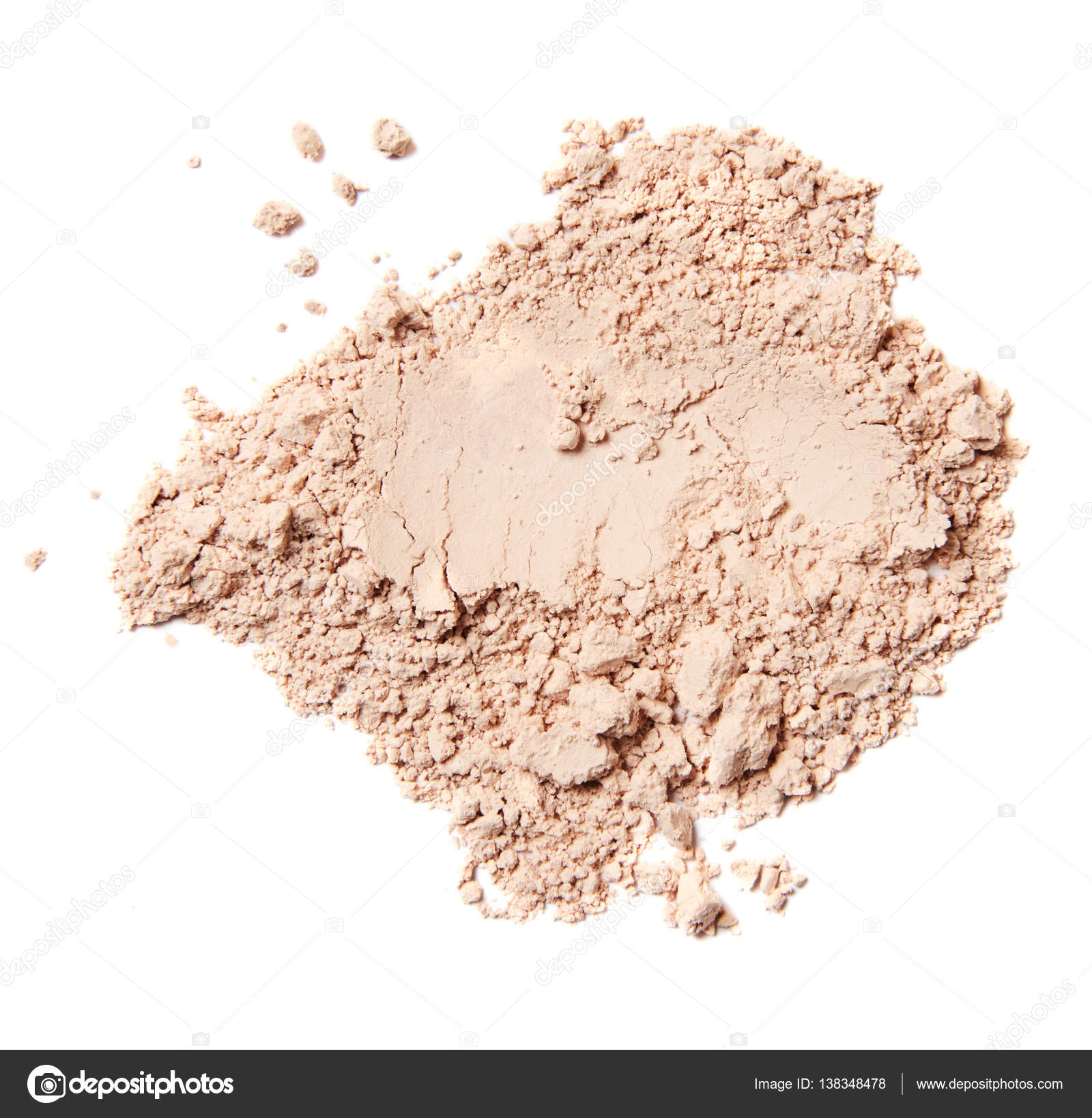 Natural beige powder — Stock Photo © annadeba #138348478