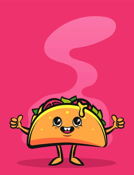 Happy taco Vector Art Stock Images | Depositphotos