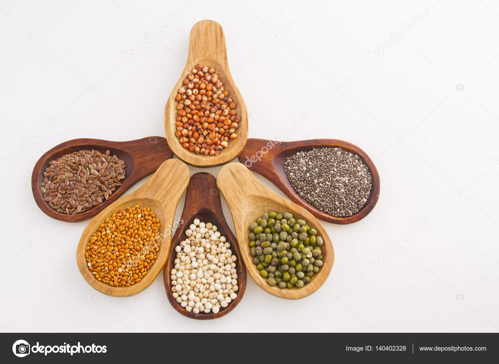 Millets form a group of several cereal crops with small seed Stock ...