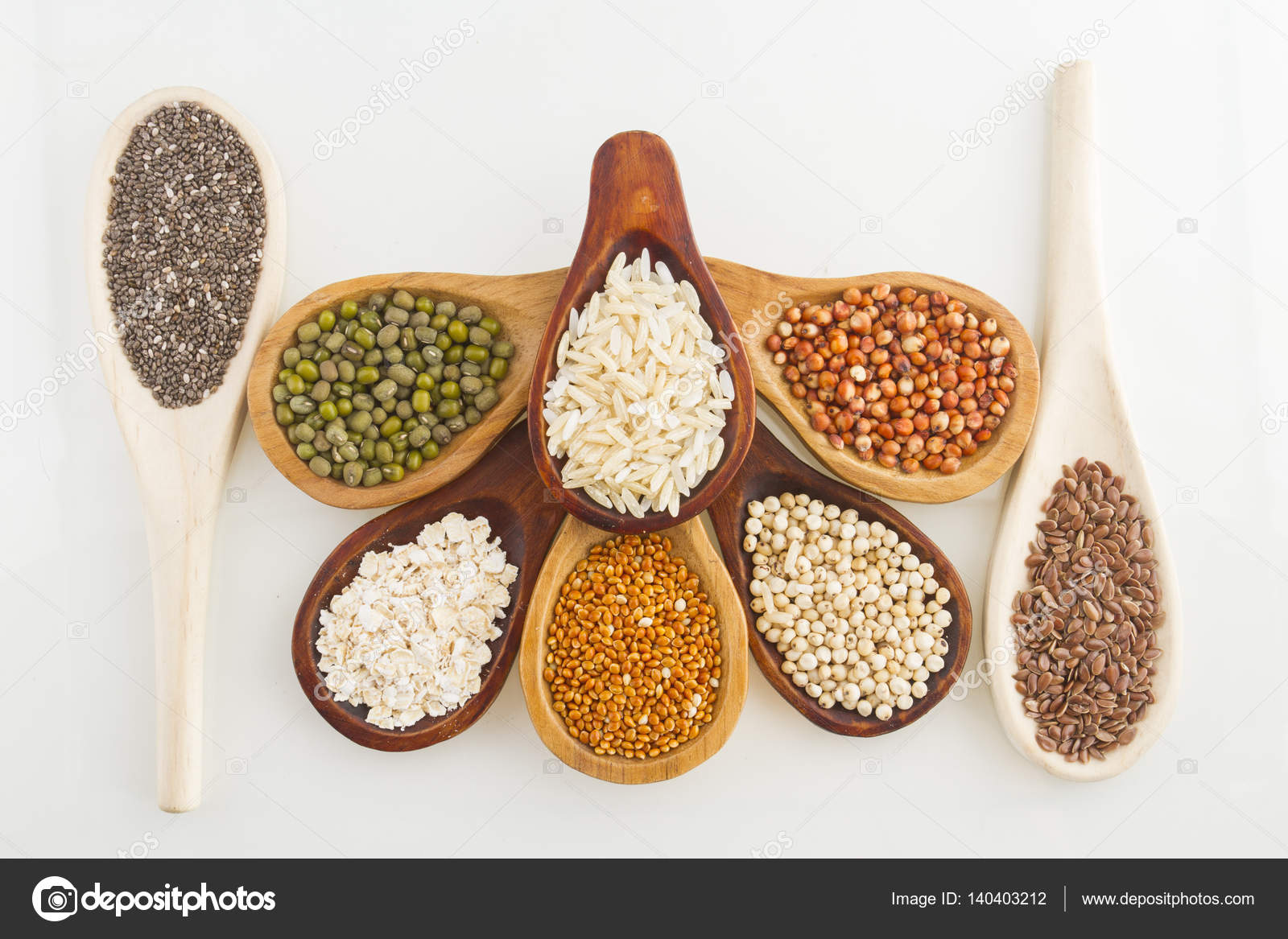 Millets form a group of several cereal crops with small seed Stock ...