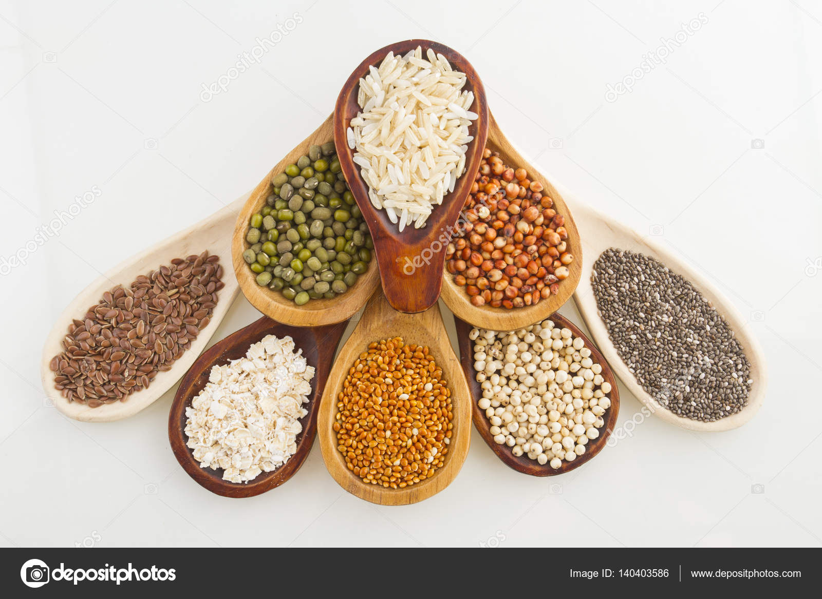 Millets form a group of several cereal crops with small seed — Stock ...