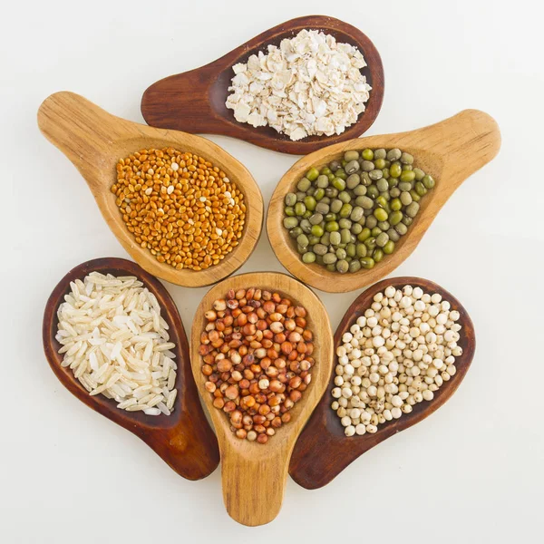 Millets form a group of several cereal crops with small seed — Stock ...