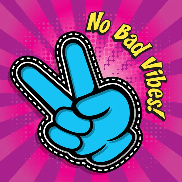 Colorful Peace Hand Sign