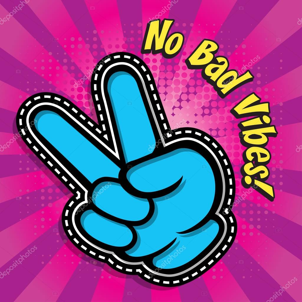 Victory gesture. Hand victory sign. Two fingers up. Victory sign ...