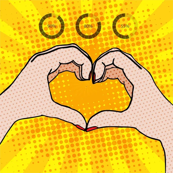 Pop Art LOVE HEART! sign Stock Vector Image by ©Gal_Amar #170876964