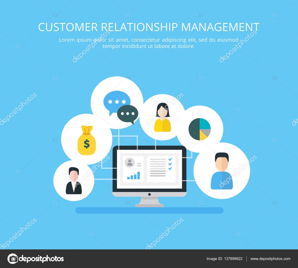 Organization of data on work with clients, CRM concept. Customer ...