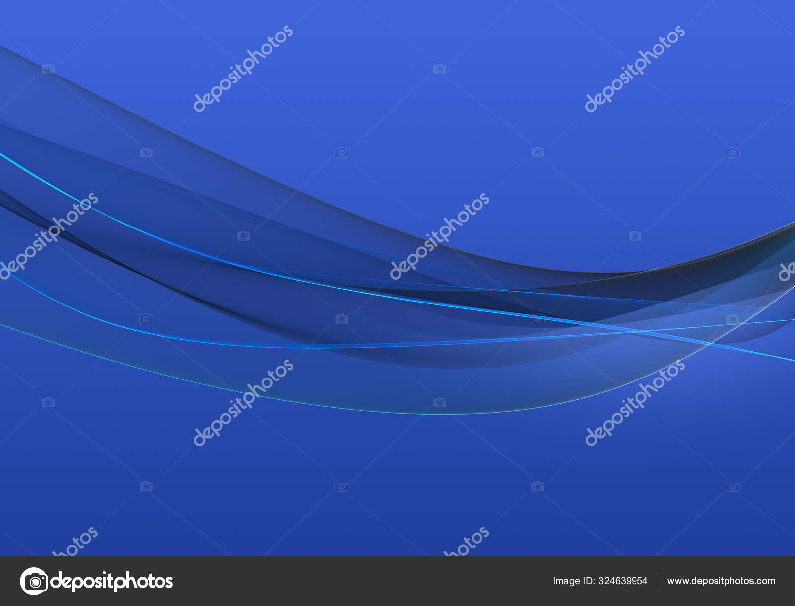Abstract background waves. Royal blue abstract background for wallpaper ...
