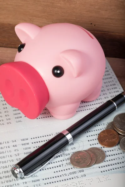 Passbook or passbook saving account, Passbook bank statement. Stock ...