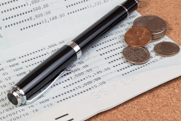 Passbook or passbook saving account, Passbook bank statement. Stock ...